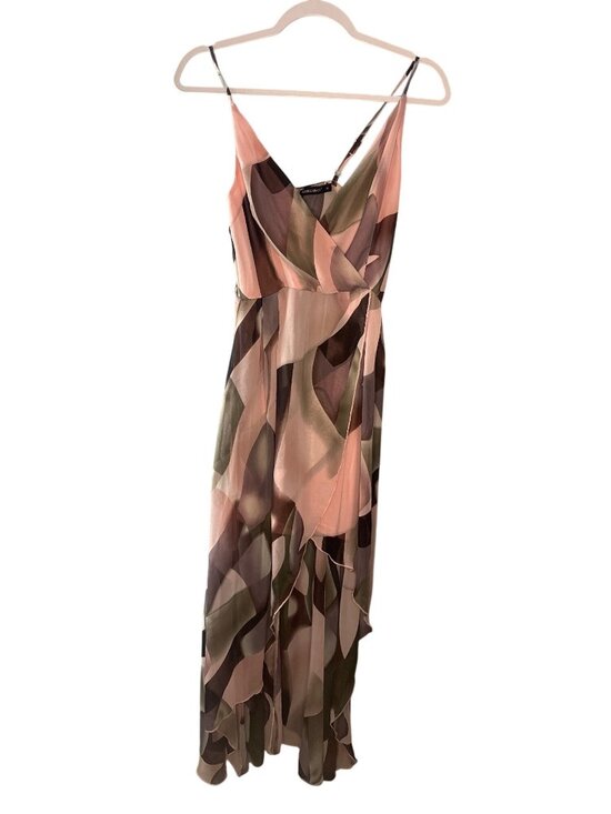 double crazy | Dresses | Double Crazy Summer Sheer Lined Dress Pink ...